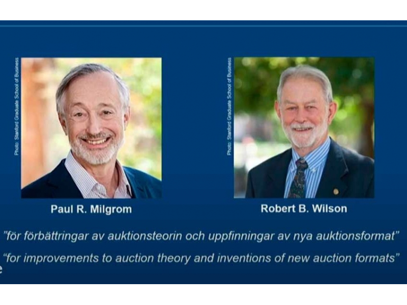 Americanii Paul R. Milgrom şi Robert B. Wilson, câștigătorii Premiului ...