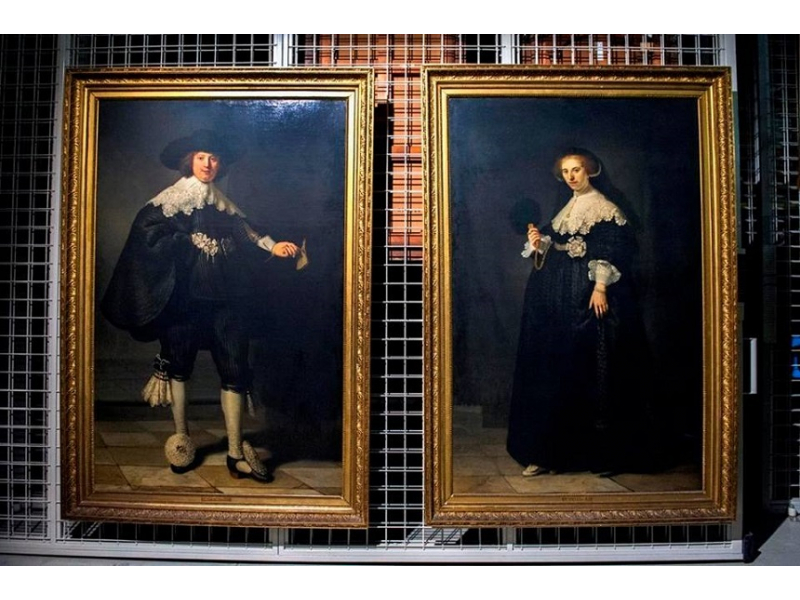 Două tablouri celebre semnate de Rembrandt revin la Muzeul Luvru
