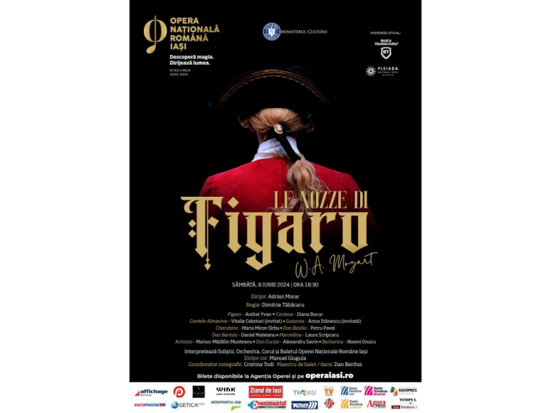 Nunta lui Figaro” are loc la Opera Iași